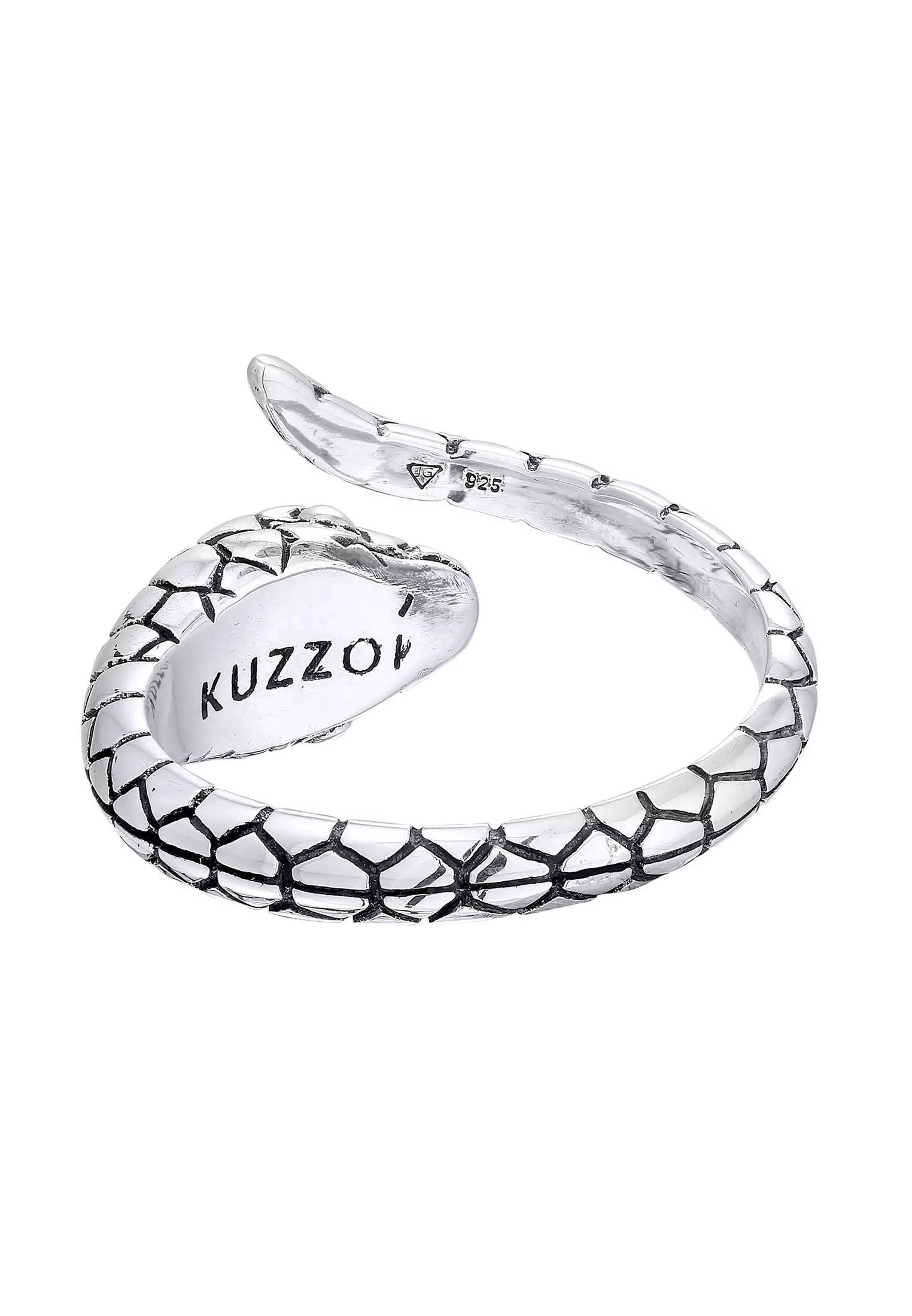 Buy Kuzzoi Ring Men Open Snake Force Structured 2025 Online | ZALORA ...
