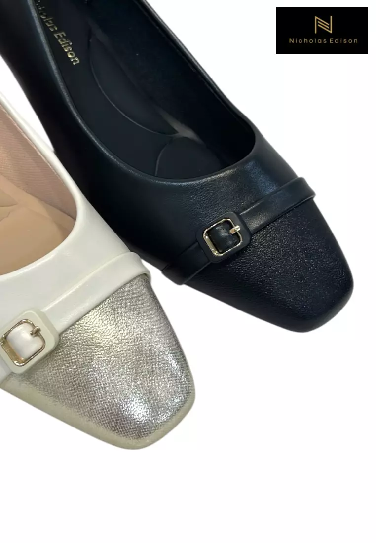 Jual NICHOLAS EDISON Heels Akari Cream Original 2025 | ZALORA Indonesia