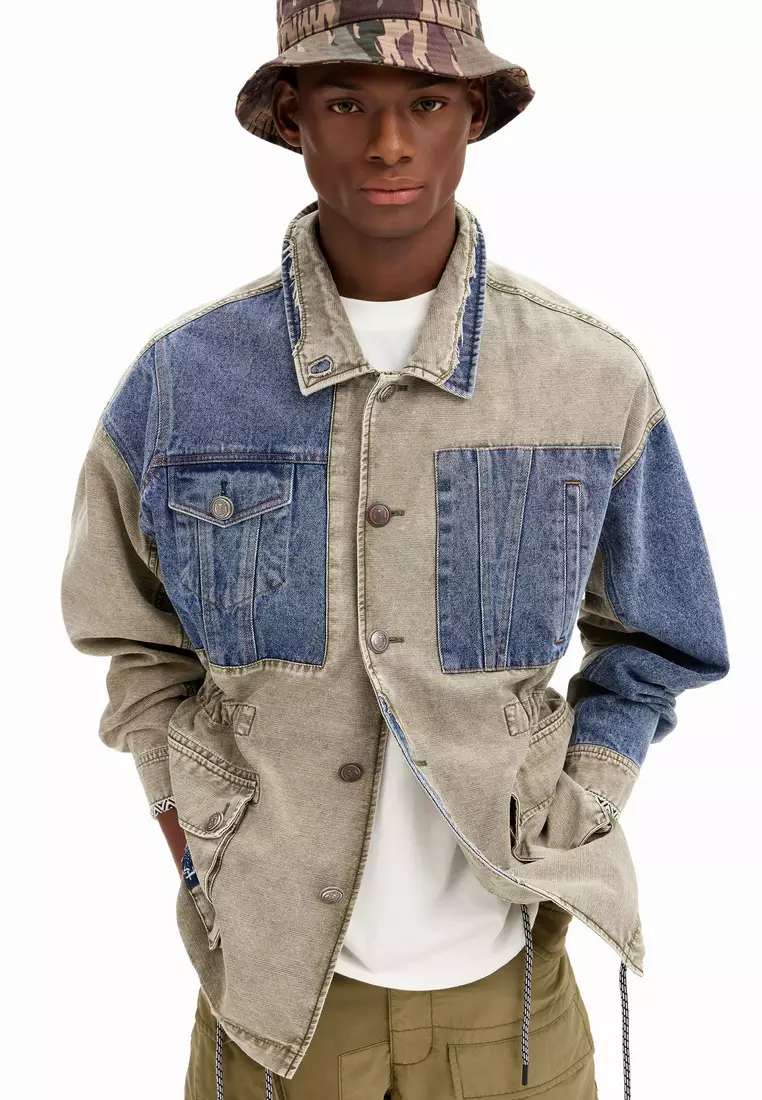 Buy Desigual Desigual Man Hybrid parka jacket. 2024 Online | ZALORA ...