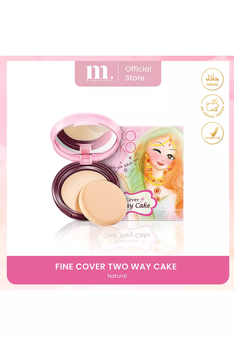 Jual MOKO-MOKO Moko Moko Fine Cover Two Way Cake - Fair Original 2025 ...