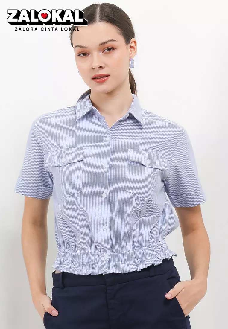 Jual X EIGHT Syena Blouses Original 2024 | ZALORA Indonesia