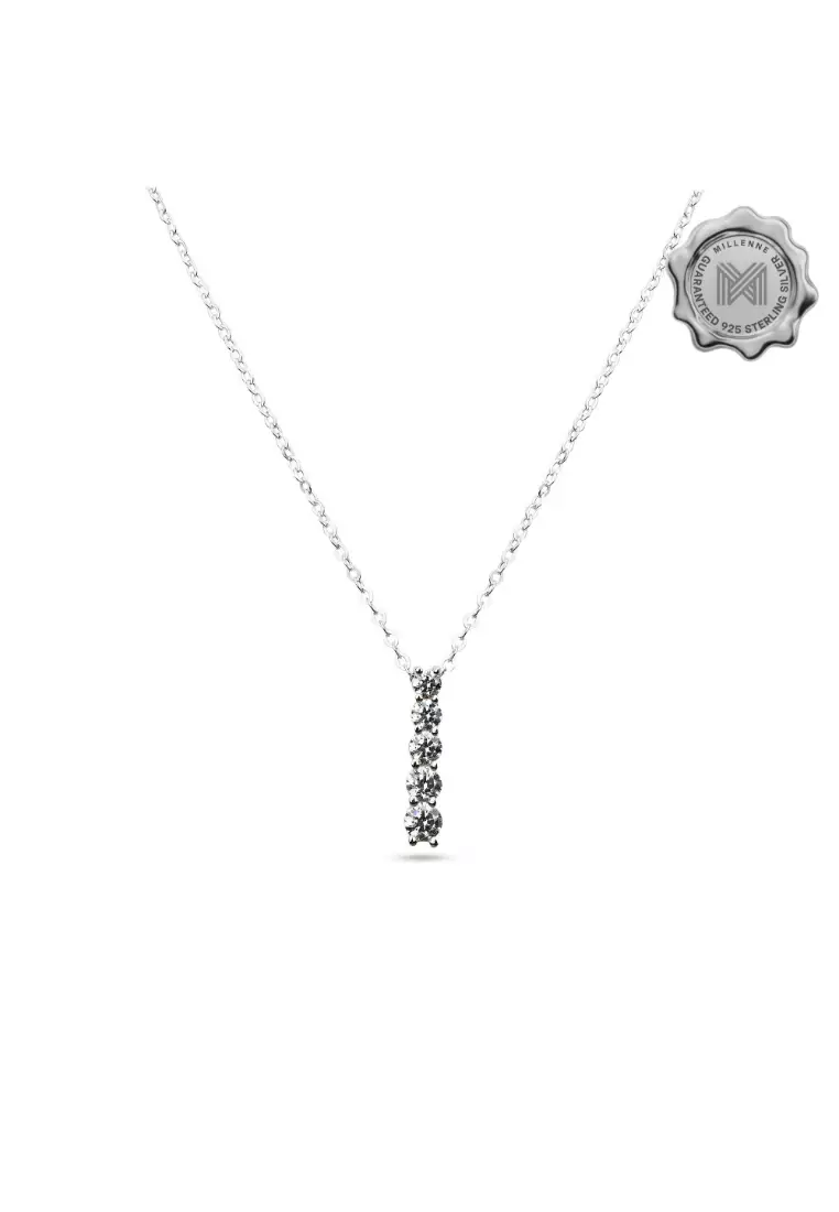 Millenne Made For The Night Quintuple Diamond Cubic Zirconia White Gold ...