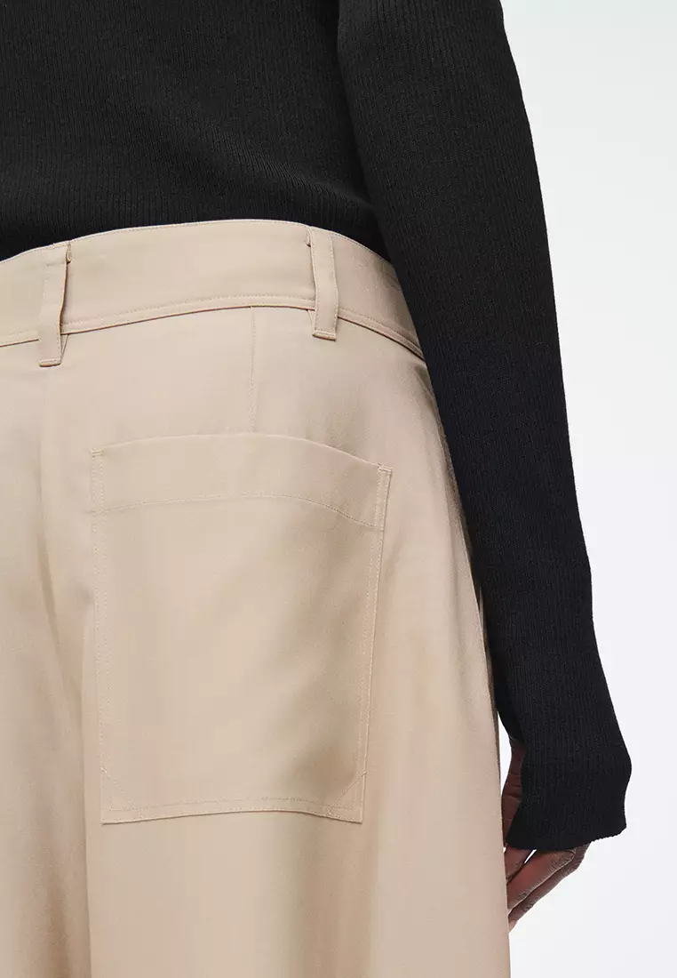 Buy COS Barrel-Leg Utility Trousers Online | ZALORA Malaysia