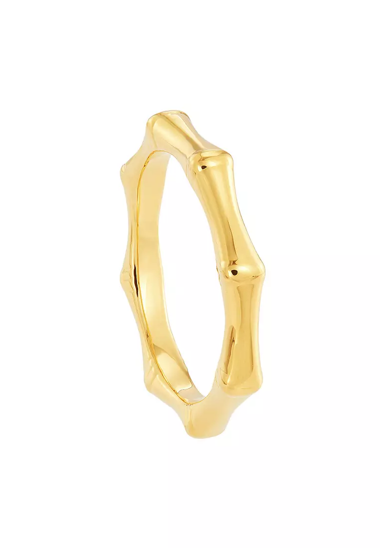 Buy HABIB HABIB 999/24K Yellow Gold Ring R9AAU1222 Online | ZALORA Malaysia