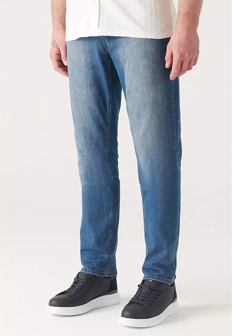 Jual Avva Men's Slim Fit Jeans Original 2025 | ZALORA Indonesia