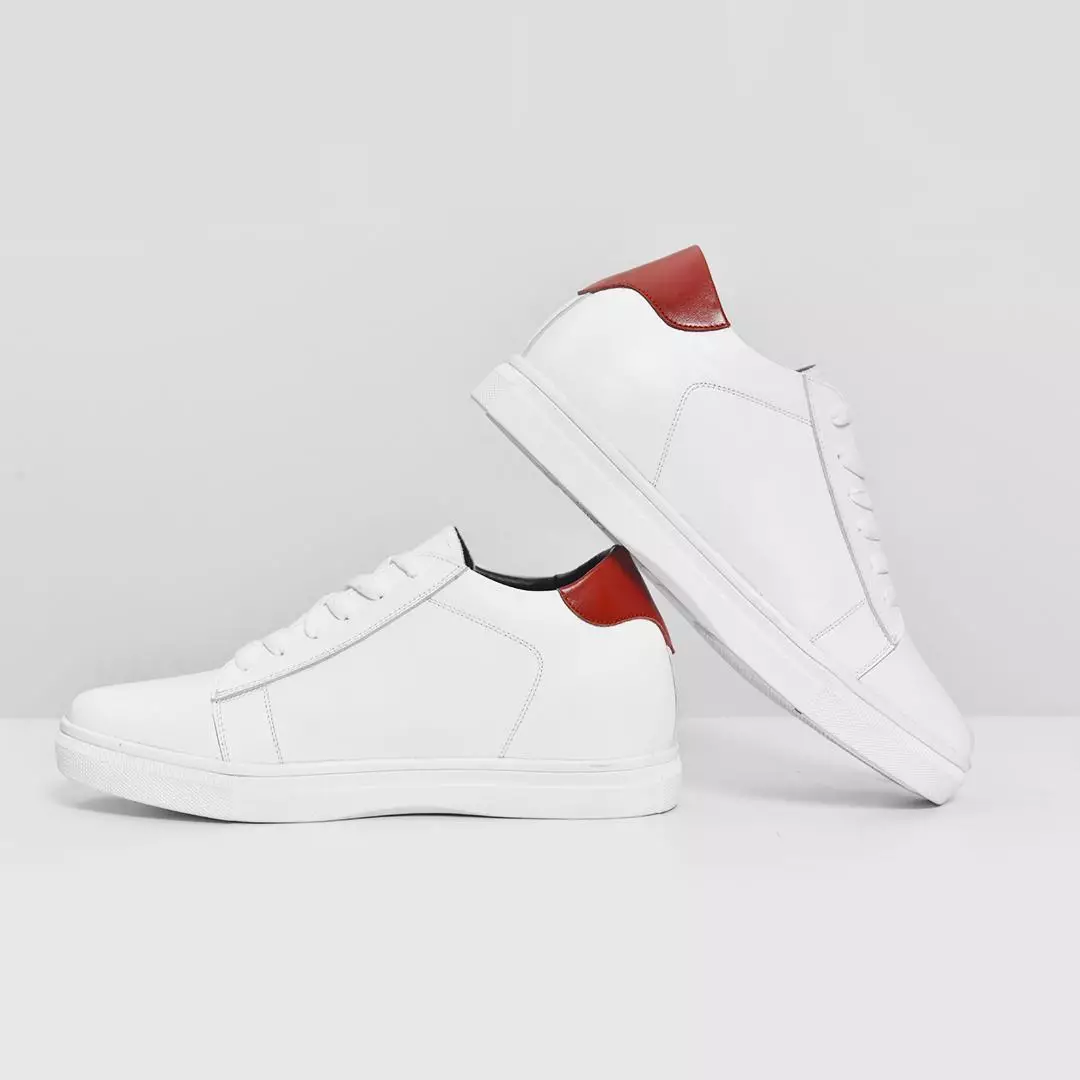 Jual Keeve Keeve - KBC 202 Sepatu Casual White Maroon Peninggi Badan ...