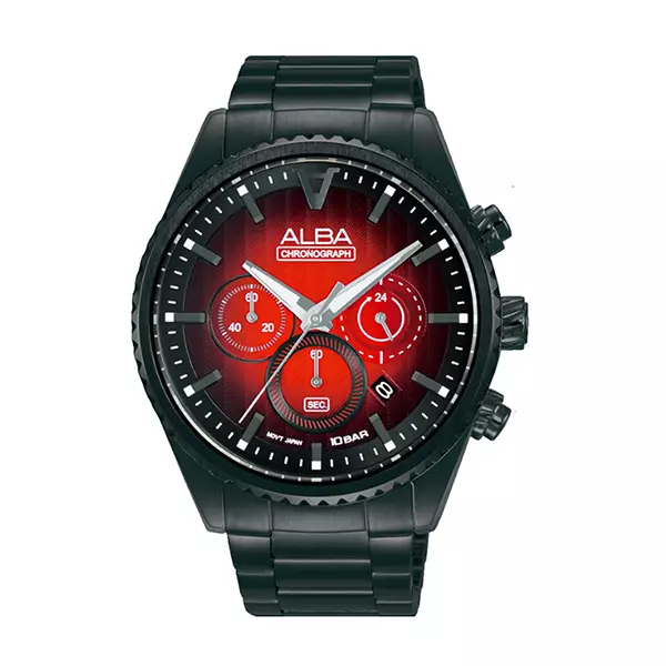 Jual Alba Jam Tangan Pria Alba Chronograph AT3H91 AT3H91X1 Stainless ...