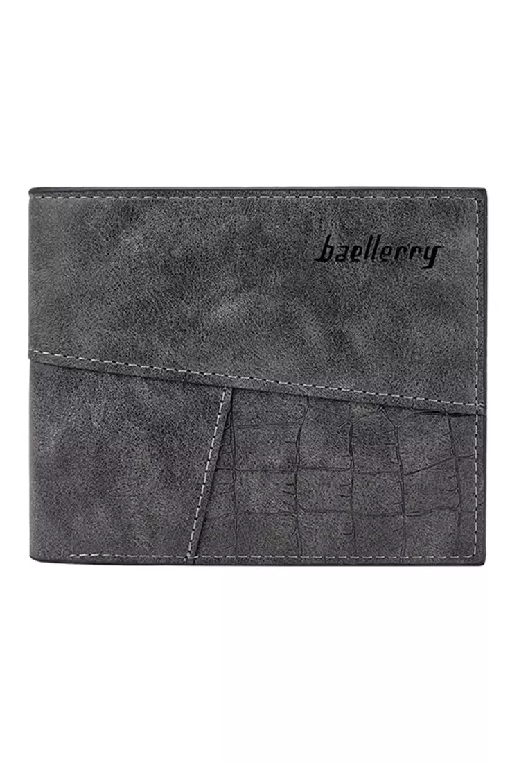 Jual Baellerry Dompet Pria Pendek D3031 RFID Protect Bahan Kulit PU ...