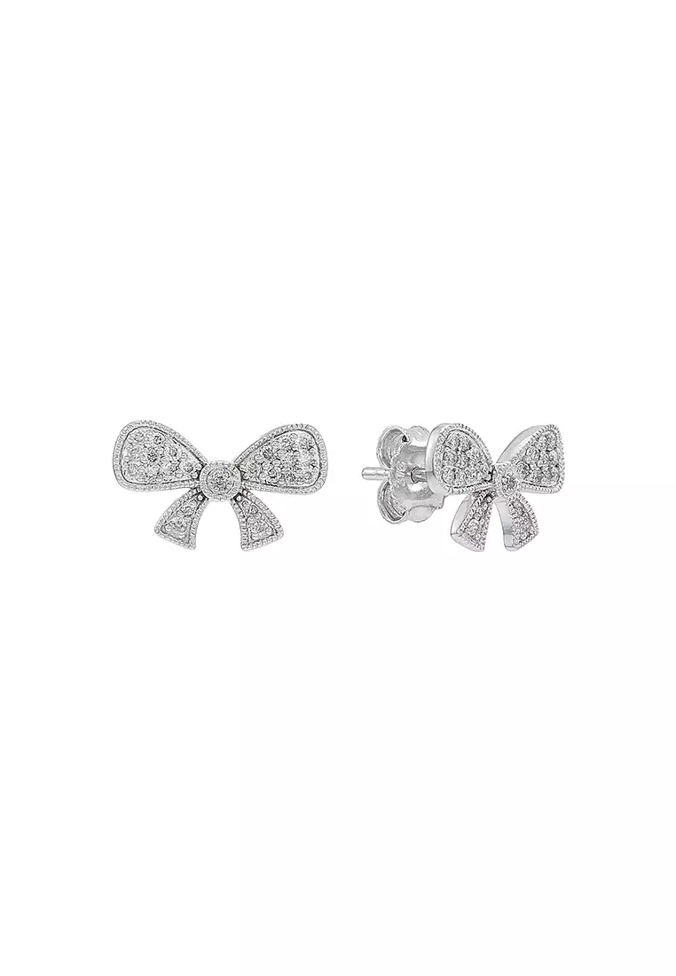 Buy HABIB HABIB Diamond Earrings in 375/9K White Gold 273790725(E ...