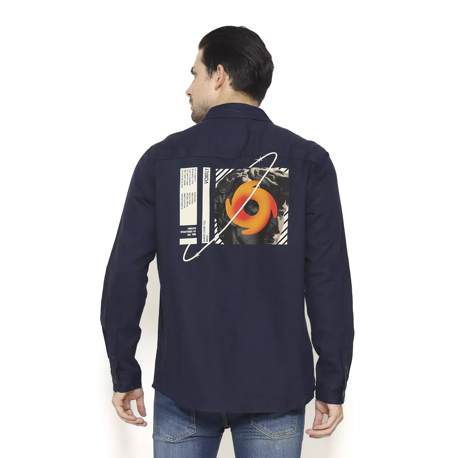 Jual VOXFLY Voxfly Kemeja Lengan Panjang Pria Statue Vox Long Shirt ...