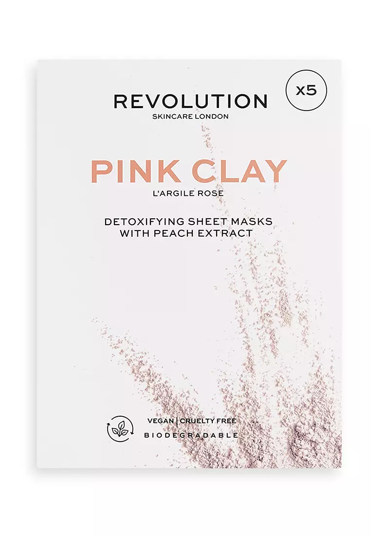 Revolution Revolution Skincare Biodegradable Detoxifying Pink Clay