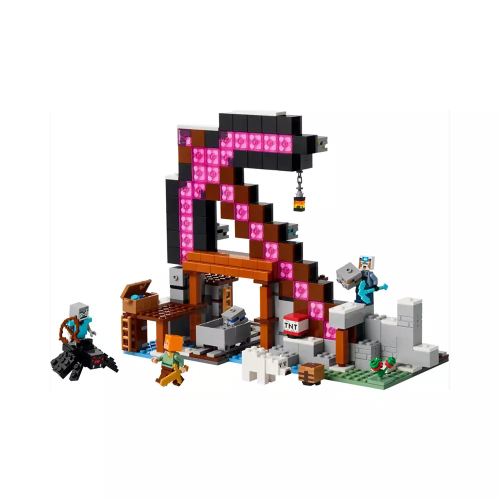 Jual TOYS KINGDOM LEGO MINECRAFT THE PICKAXE MINE SET 530 PCS 21277 ...