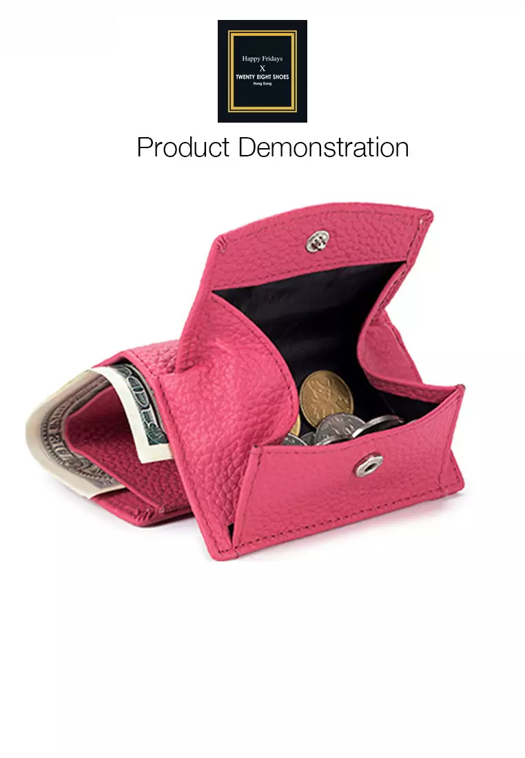 Buy HAPPY FRIDAYS Full Grain Leather RFID Security Purse JW AN-2753 ...