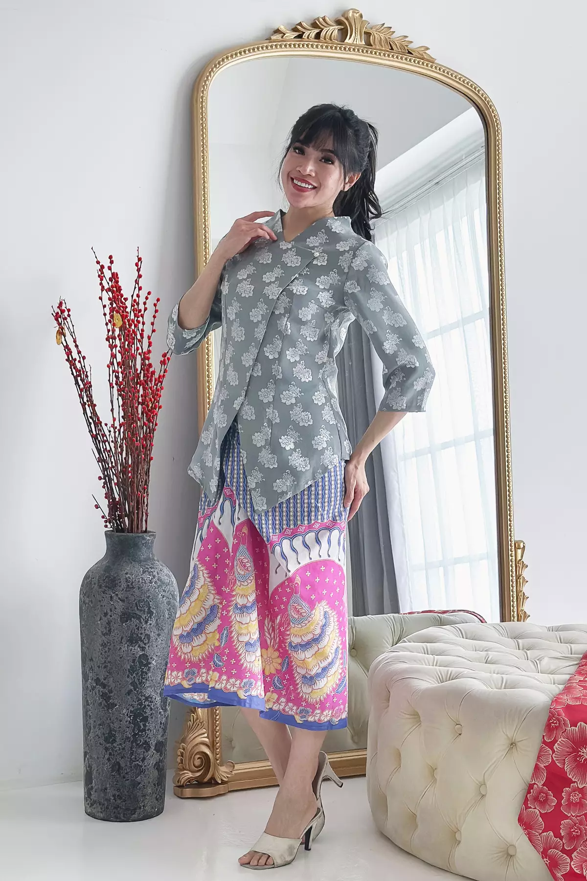 Jual DhieVine Batik Andhika Sekarjagad Blekok Jambon Sarong Original ...