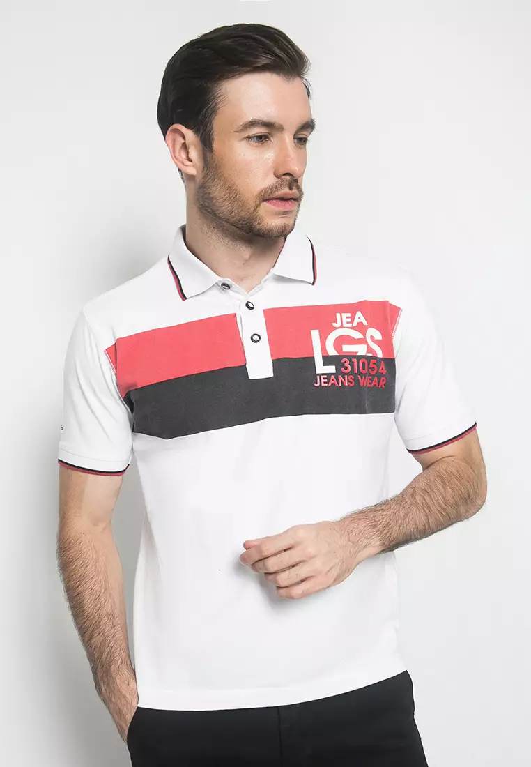 Jual LGS Kaos Fashion - Warna Putih - Lengan Pendek Original 2024 ...