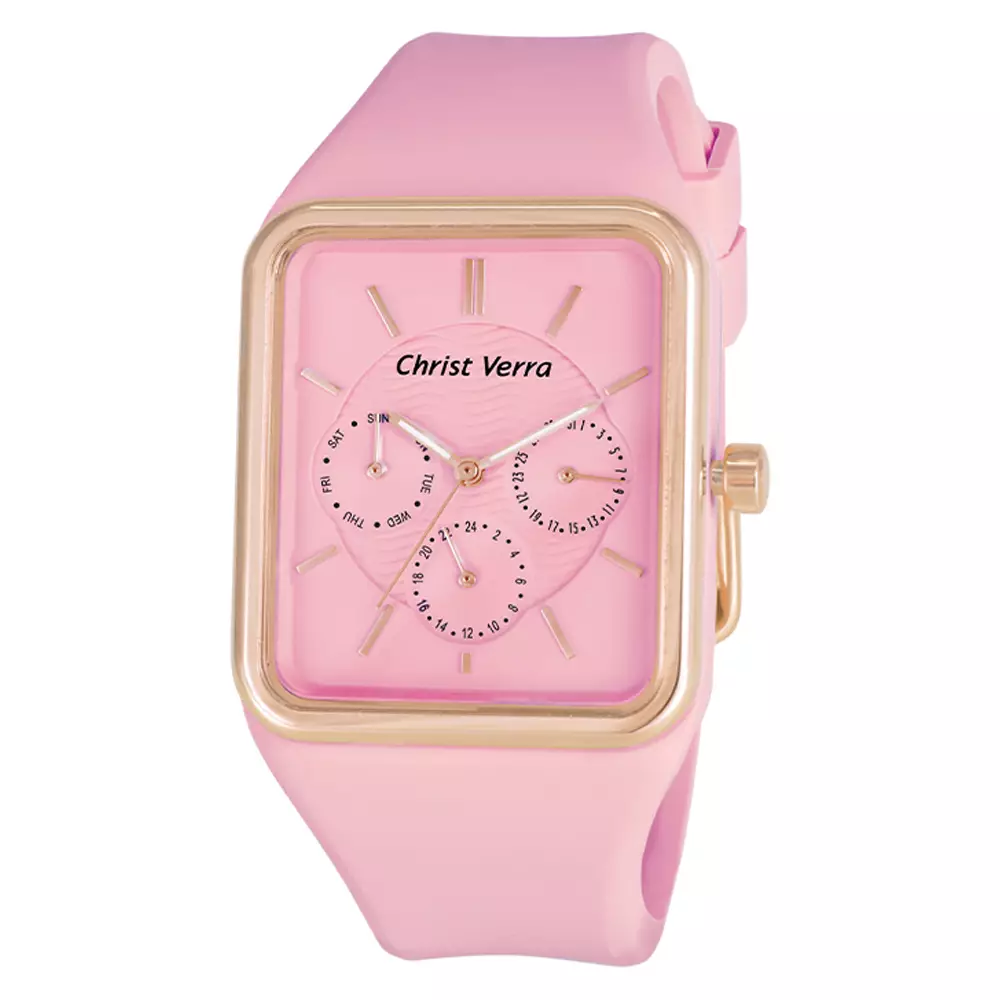 Jual Christ Verra Christ Verra Casual Women's Watches CV 71638L-35 PNK ...