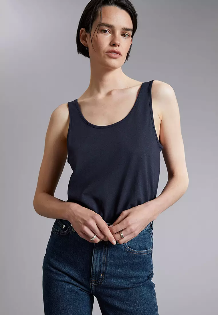 Buy And Other Stories Scooped Neck Top Online Zalora Malaysia