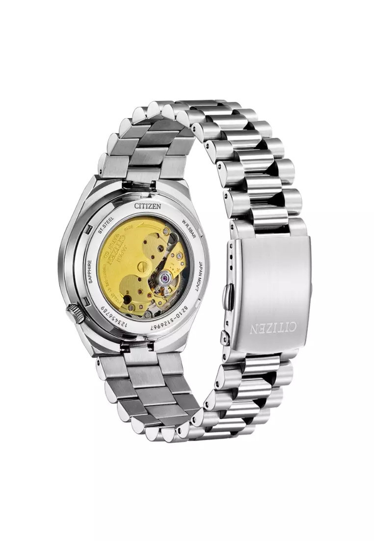 Buy Citizen Citizen Gent Tsuyosa Collection Yellow Dial Stainless Steel ...
