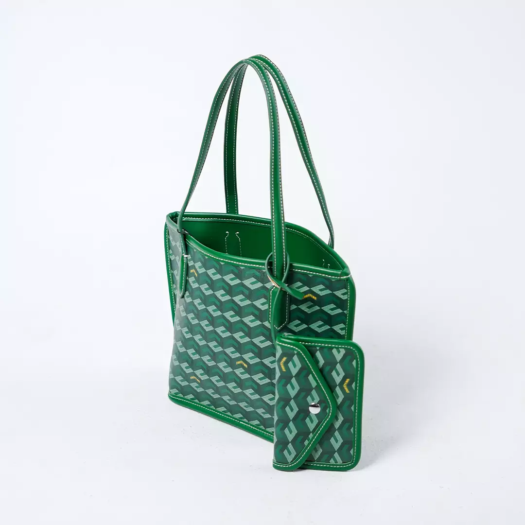 Jual Christy Ng Tas CHRISTY NG RUSSO MONOGRAM PATTERN GREEN TOTE BAG ...