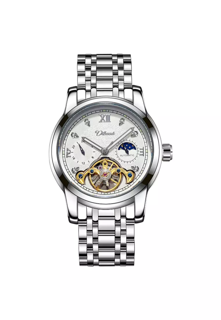 Buy OPCHIC Large Flywheel Sun, Moon And Stars Mechanical Watch 2025 ...