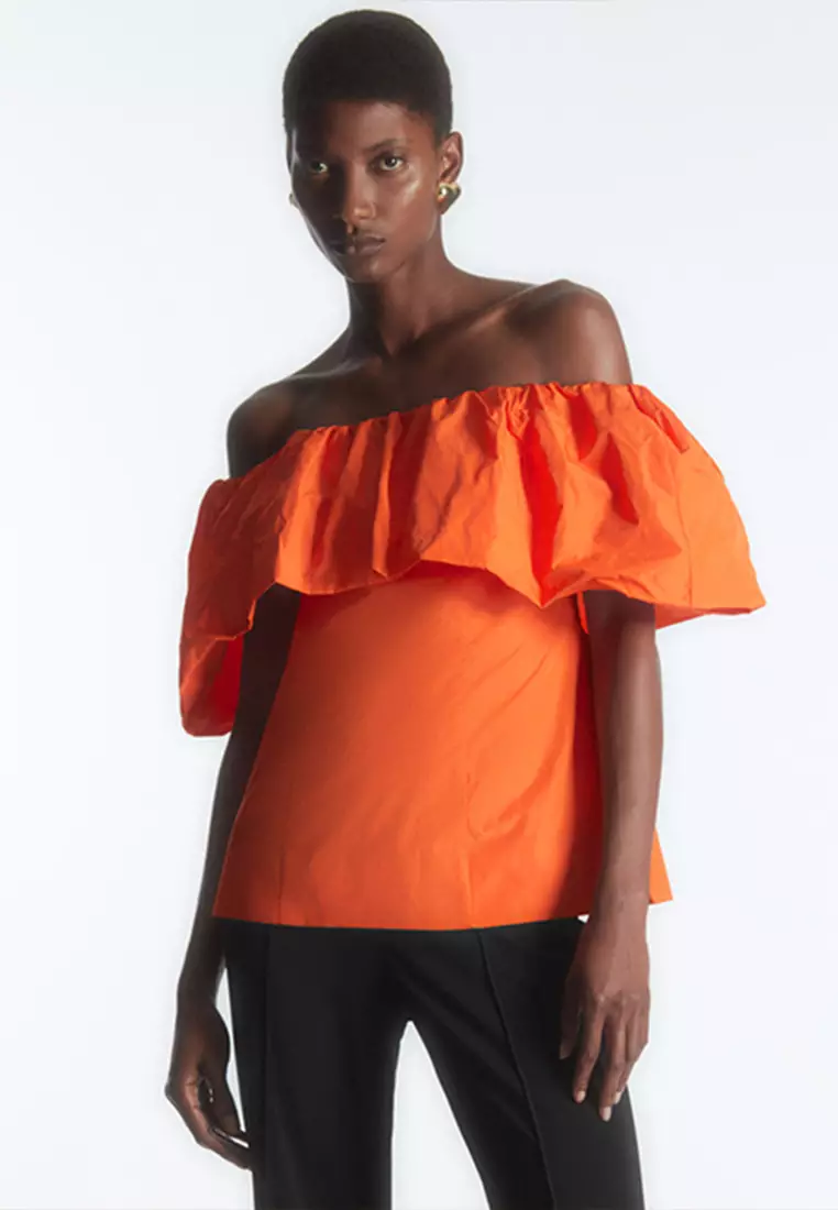Buy COS Voluminous Off-the-Shoulder Top Online | ZALORA Malaysia