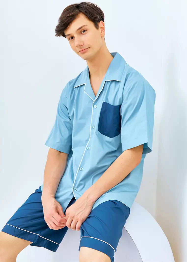 Jual Greet Night Wear GREET NIGHT WEAR - Baju Tidur Katun Jepang COWO Model : CK-004 / HK ...