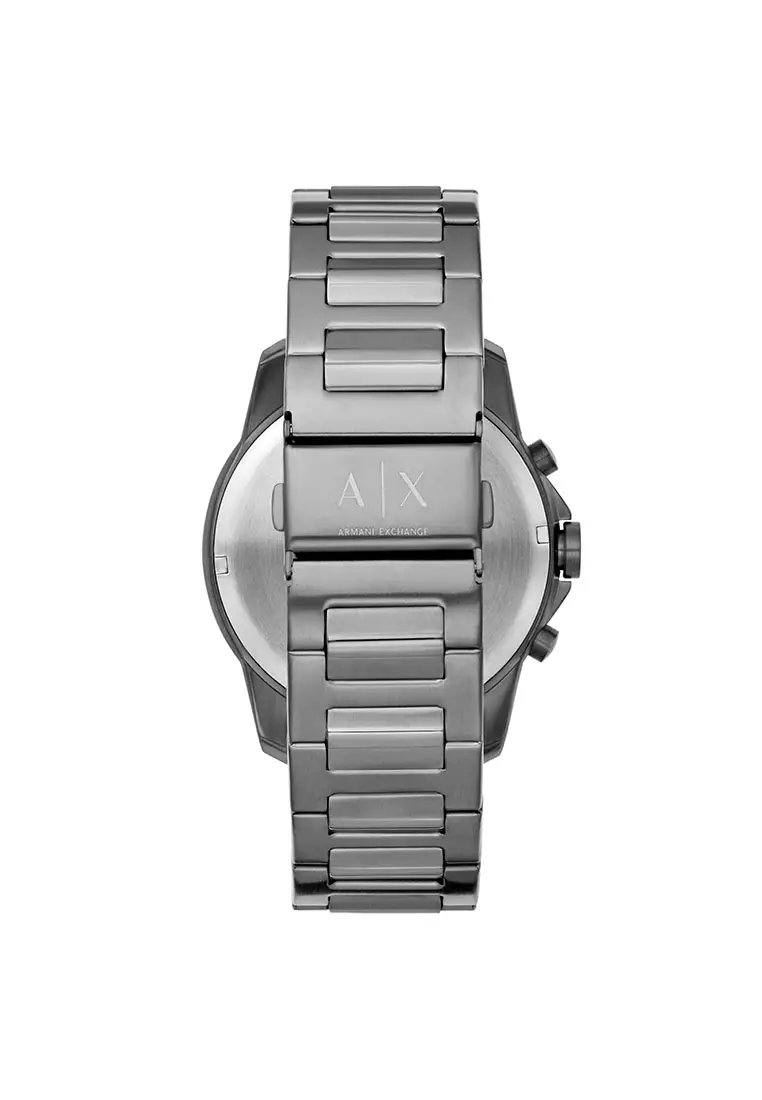 Buy Armani Exchange Banks Gunmetal Stainless Steel Watch AX1731 2025 ...