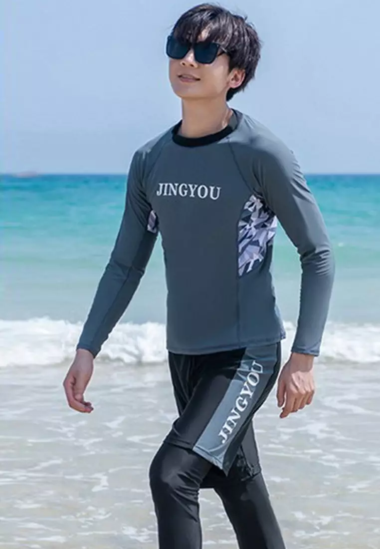 Buy LYCKA LLL3043 Korean Style Men Rash Guard 3-Pieces Set Multi 2024 ...