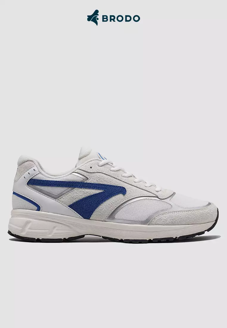 Jual Brodo BRODO - Sneakers Ace Nova White Blue OWS Original 2026 ...