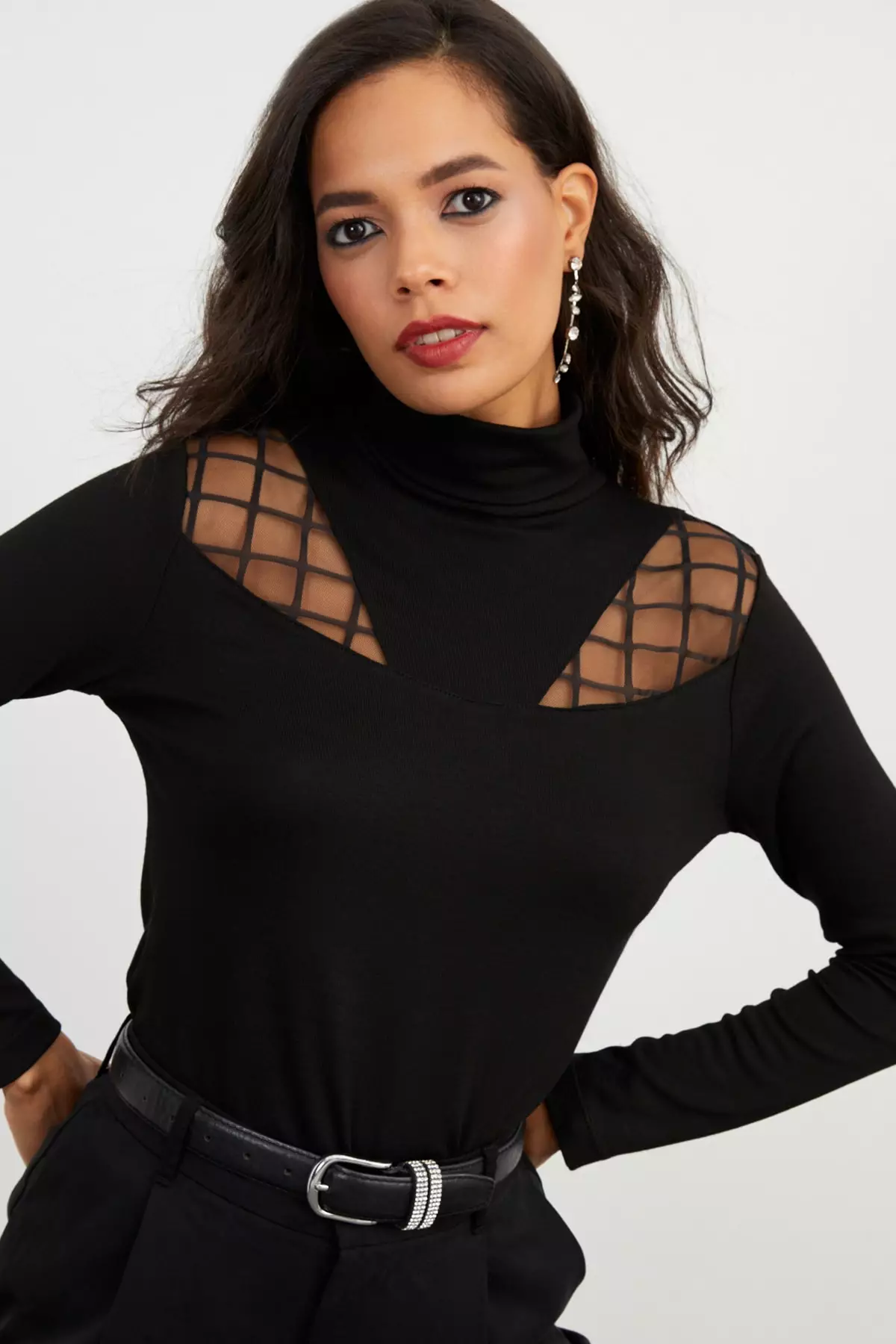 Jual Cool & Sexy Checked Sheer Blouse Original 2024 | ZALORA Indonesia