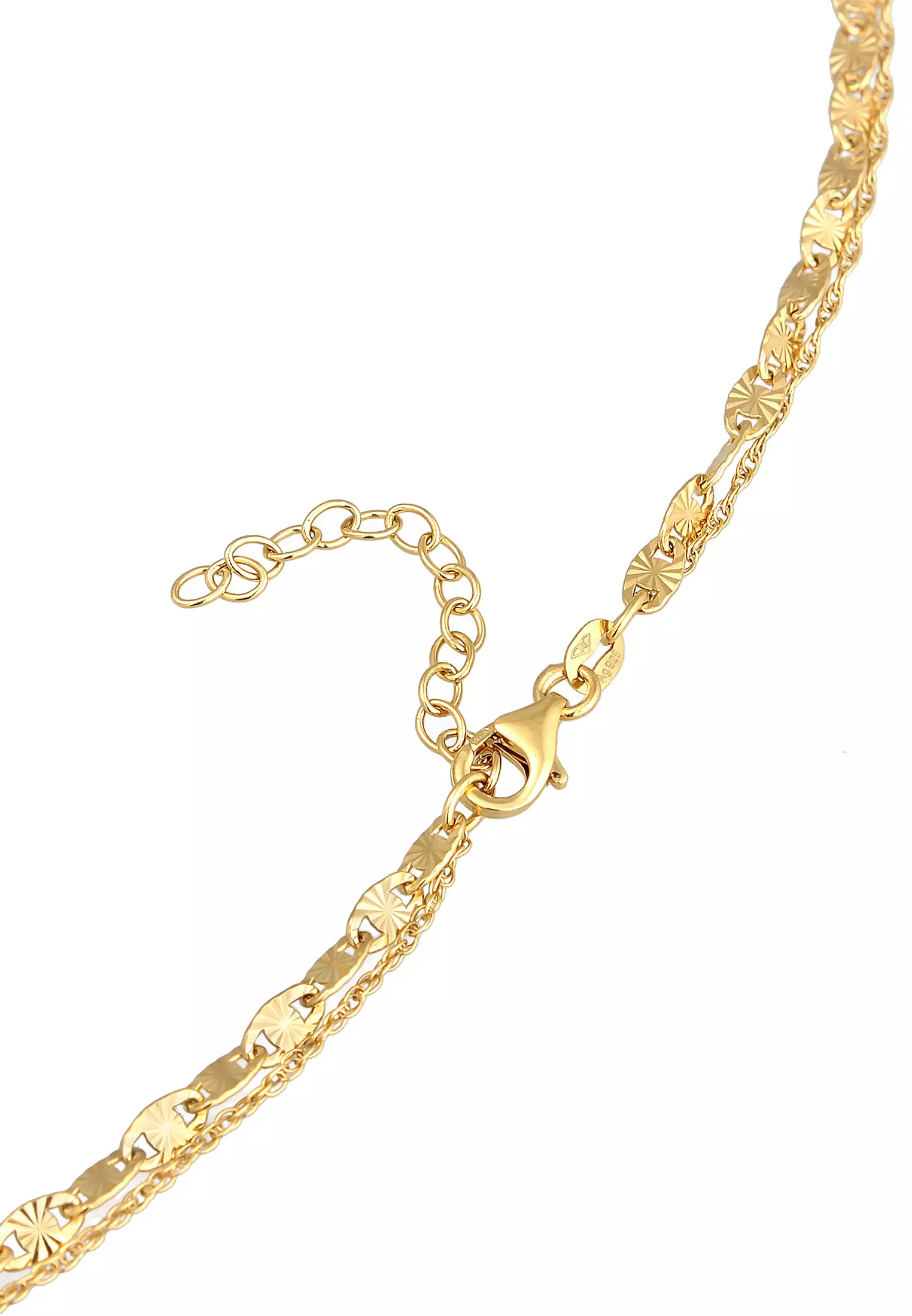 Buy ELLI GERMANY Vintage Coin Double Layer Choker – Gold-Plated Silver ...