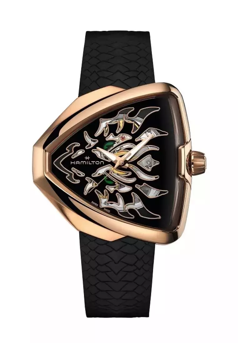 Buy Hamilton VENTURA ELVIS80 SKELETON AUTOMATIC WATCH (HMT-H24525332 ...