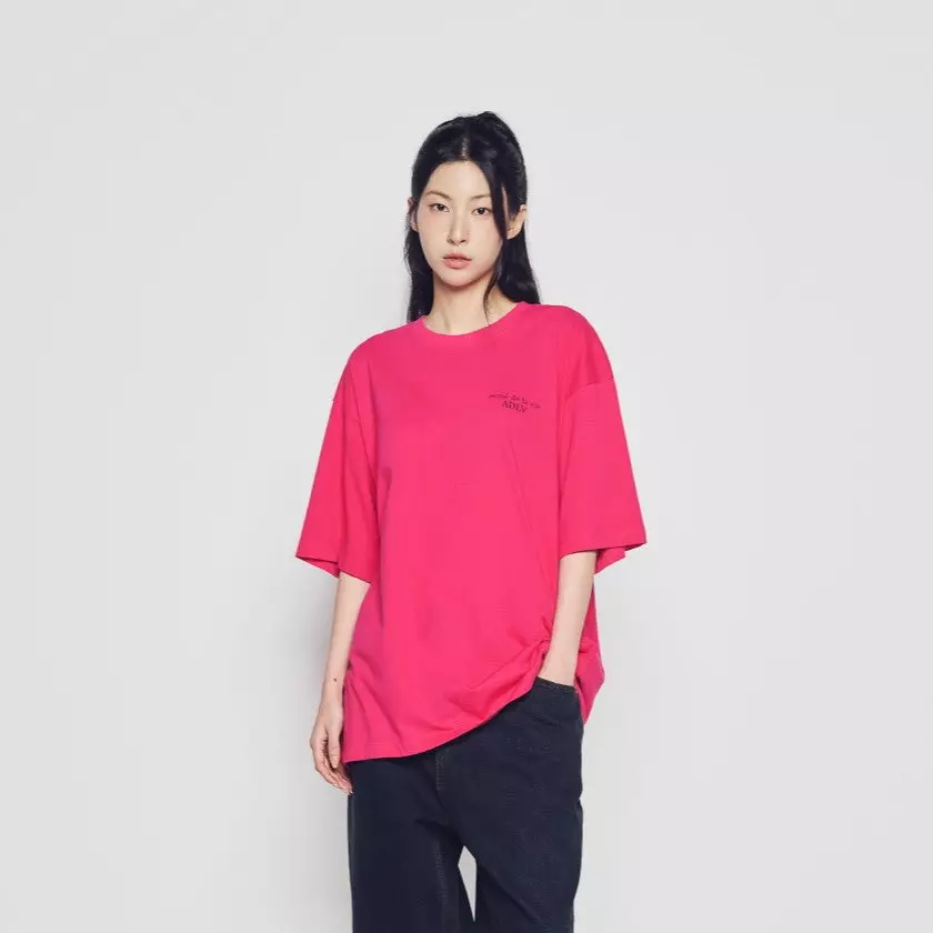 Jual Acme De La Vie AC BEAR BASIC LOGO SHORT SLEEVE T-SHIRT HOT PINK ...