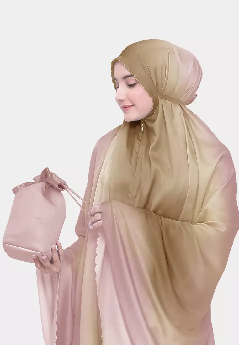 Jual zelena Kalista Prayer Set 2in1 Mukena Gradasi Armani Silk Original ...