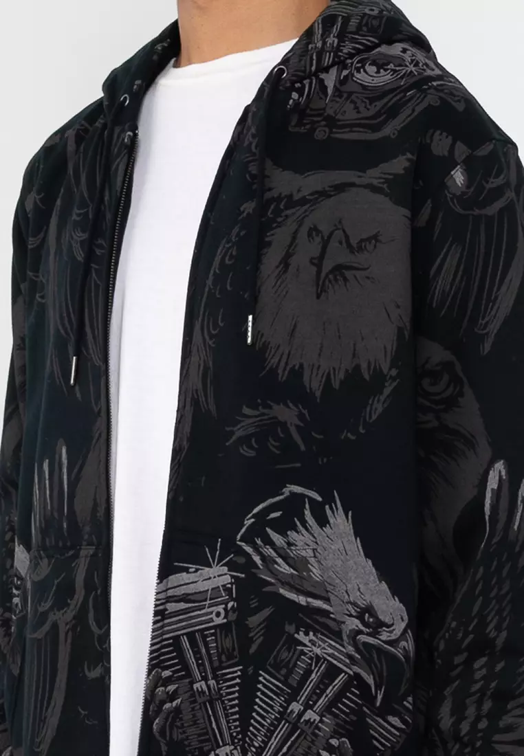 Buy Harley-Davidson Harley-Davidson Shadow Bird Zip-Up Hoodie 2025 ...