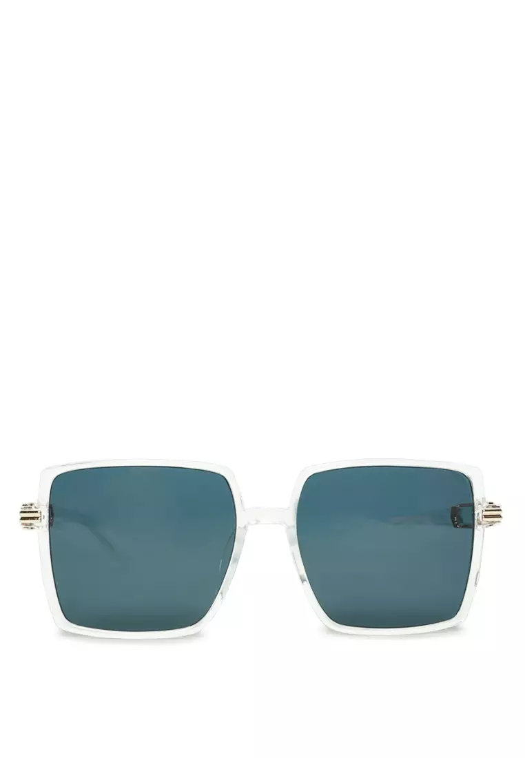 Buy London Rag Classy Retro Tinted Square Sunglass In White Grey 2024