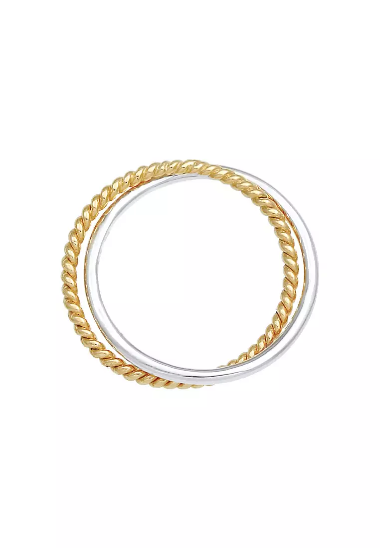 Jual Elli Jewelry Cincin Perhiasan Perak 925 Wanita Wrap Ring Classic ...