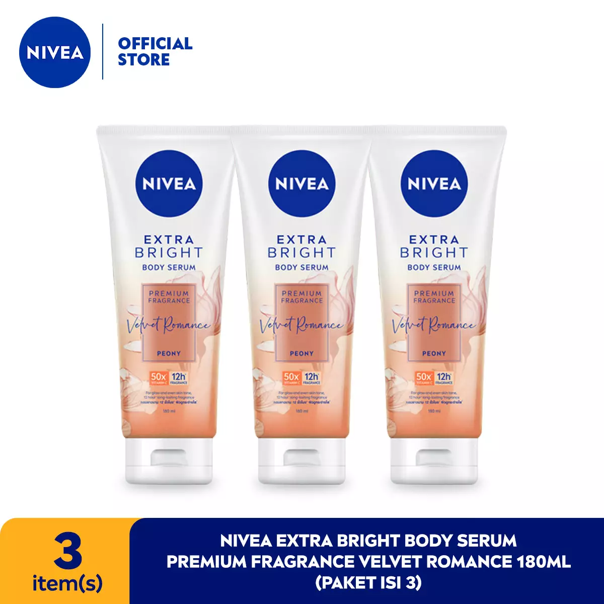 Jual Nivea NIVEA Body Serum Extra Bright Premium Fragrance Velvet ...