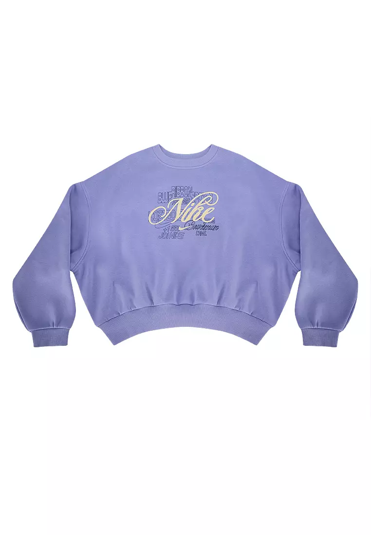 Jual Nike Club Fleece Boxy Crew Gfx Original 2026 | ZALORA Indonesia