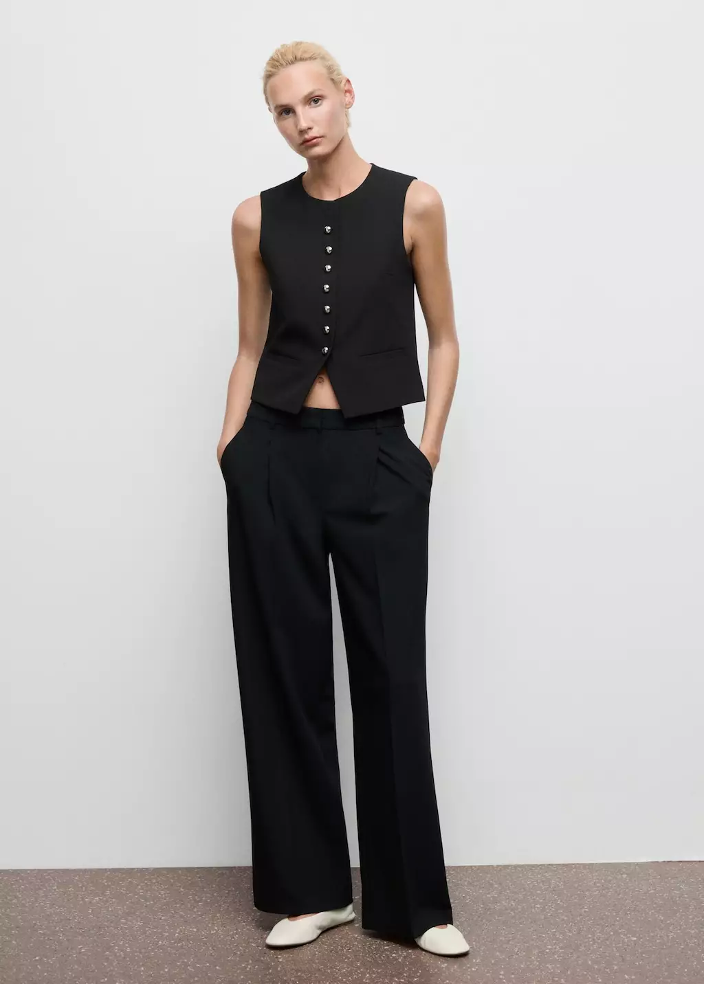 Jual Mango Rompi setelan dengan kancing Original 2025 | ZALORA Indonesia