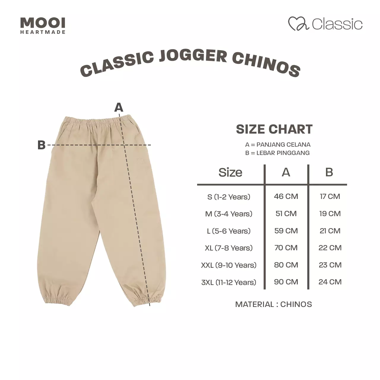 Jual Mooi Heartmade Mooi Celana Jogger Anak Laki-Laki Classic Jogger ...