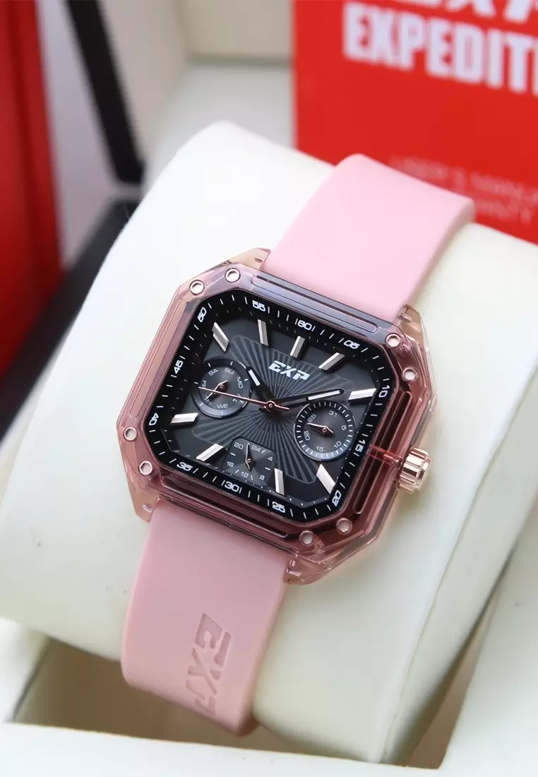 Jual Expedition Expedition EXP - Jam Tangan Chronograph Wanita - Pink ...