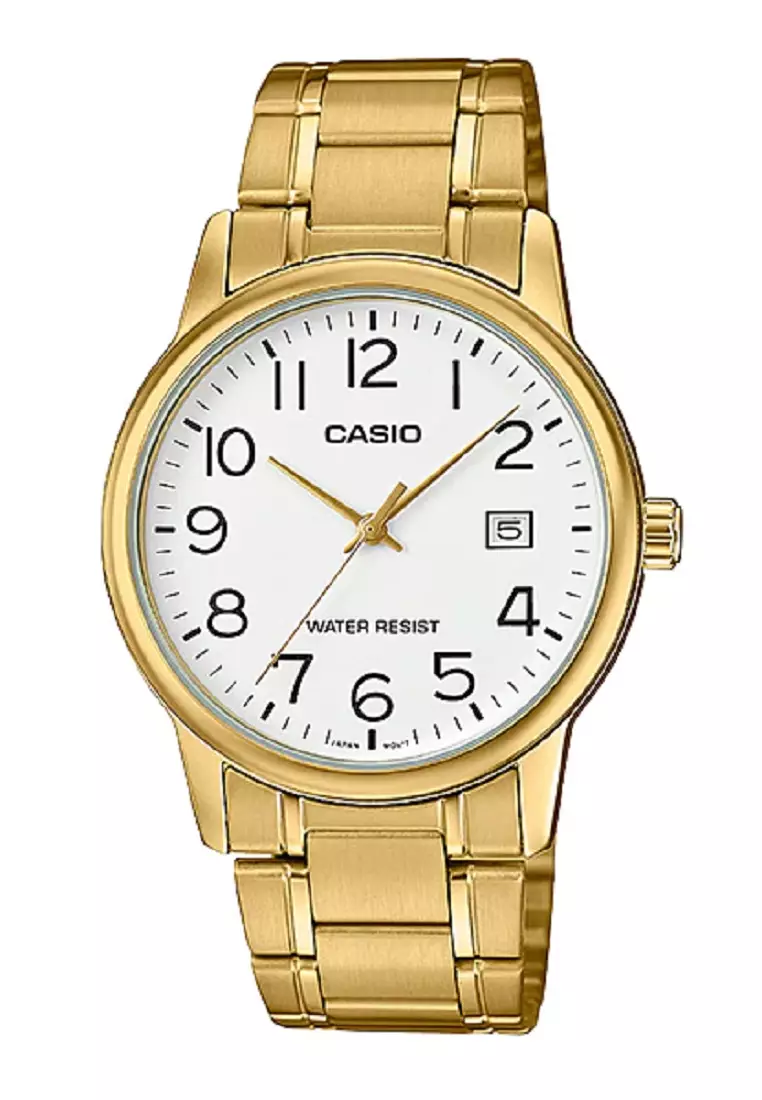 Jual CASIO Casio Original Analog Mens Watch Jam Tangan Strap Stainless ...