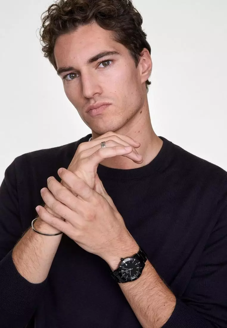 Daniel Wellington Iconic Paradigma Link Black - Men Watch stainless ...