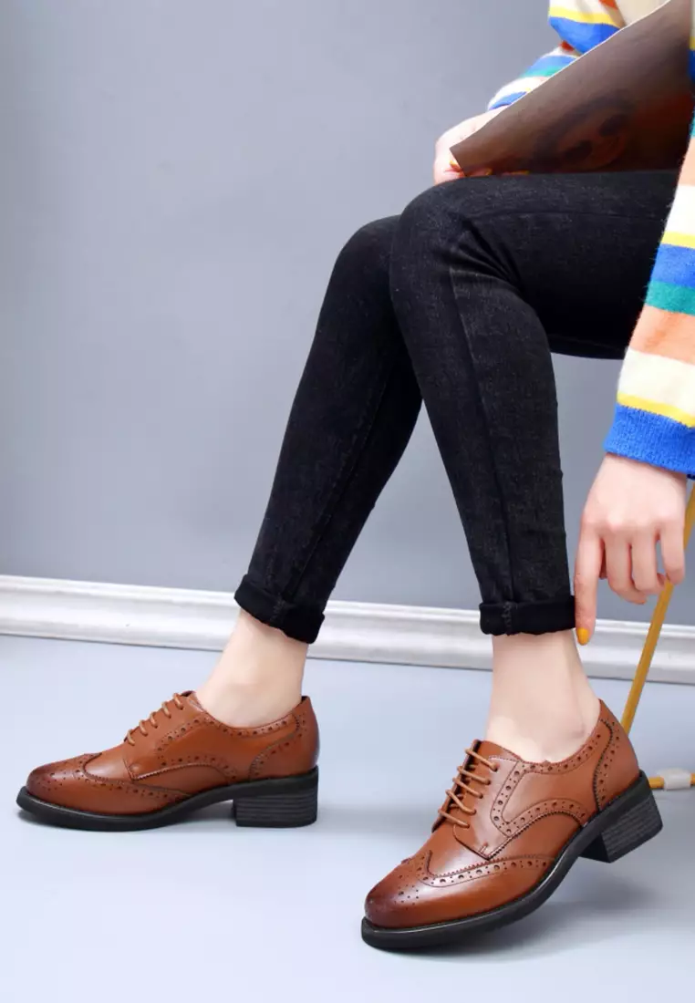 Twenty Eight Shoes 4.5 CM Cow Leather Low Heel Brogue BS1870-1 2025 ...