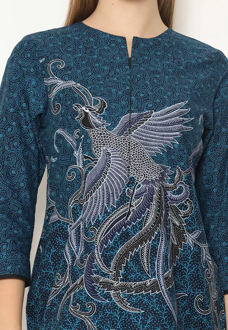 Jual Hadinata Batik Hadinata Batik Wanita Blouse Callista Chairil Original 2025 | ZALORA Indonesia