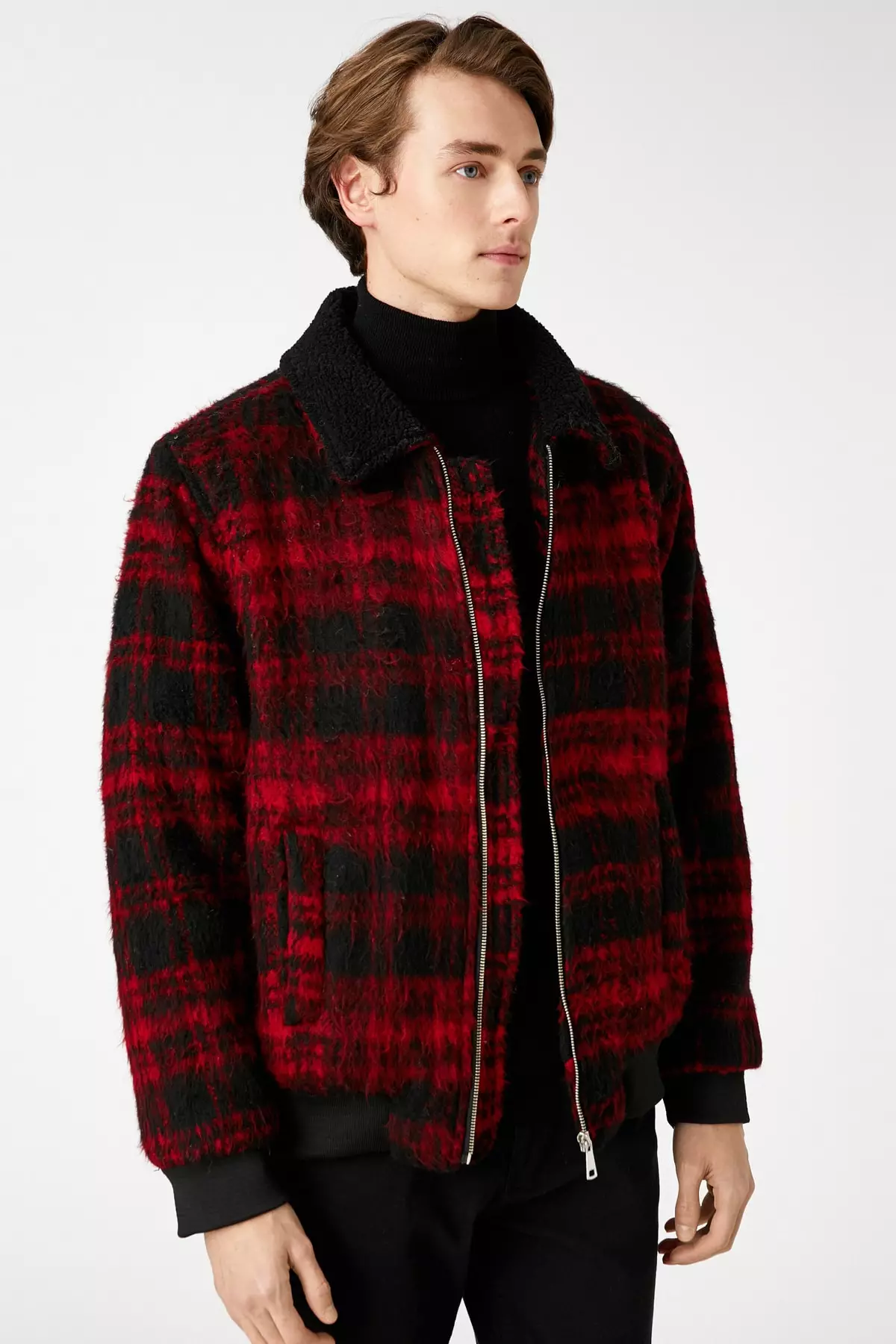 KOTON Soft Plaid Jacket 2025 | Buy KOTON Online | ZALORA Hong Kong