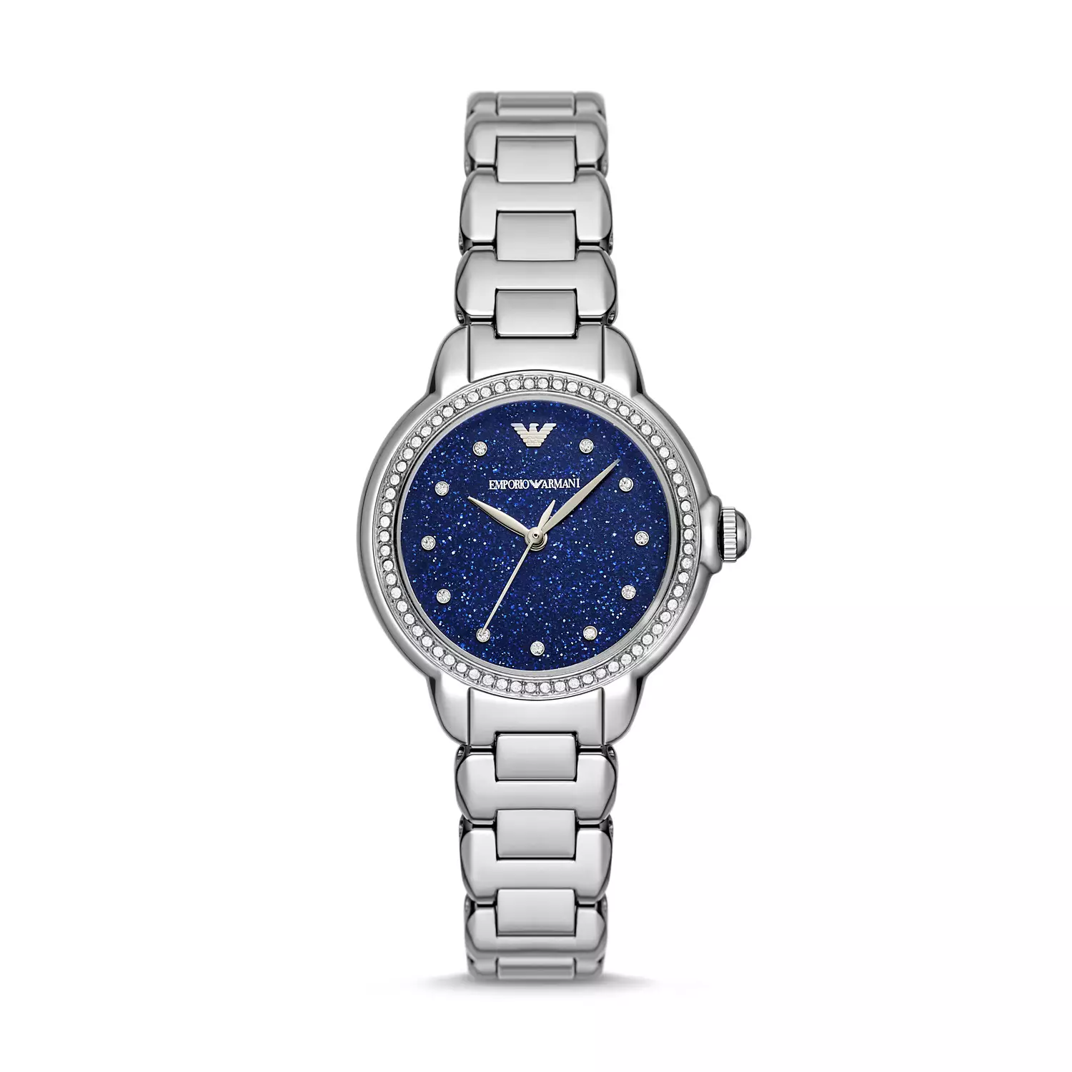 Jual Emporio Armani Emporio Armani Mia Blue DialThree-Hand Stainless ...