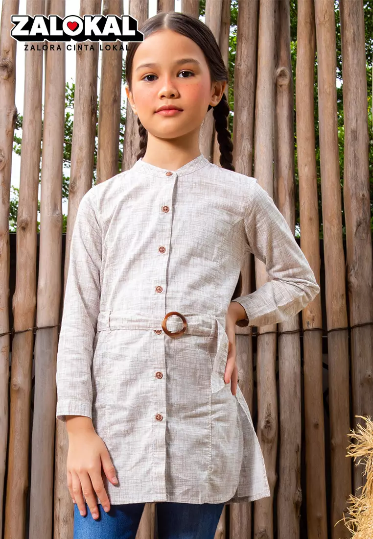 Jual LITTLE X EIGHT Girl Rani Tunic Junior Original 2026 | ZALORA ...