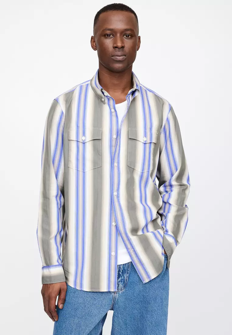 Buy GAP Rauth Poplin Western Shirt Online | ZALORA Malaysia